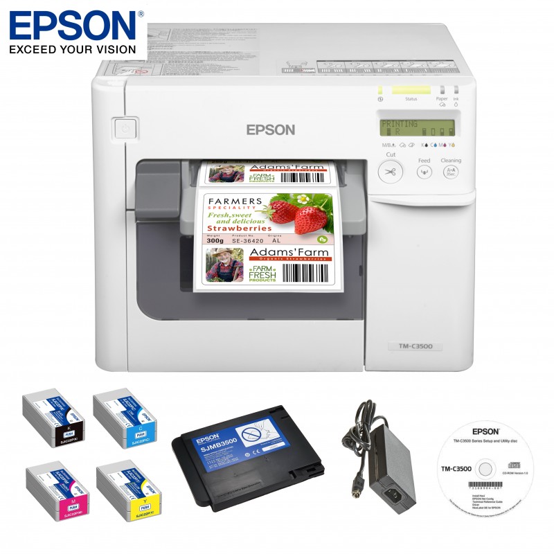 Stampante Epson TM C3500 per etichette a colori serie Colorworks