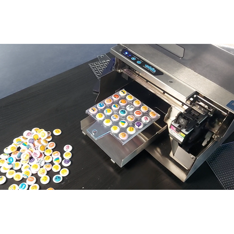 Stampante alimentare per biscotti con inchiostro alimentare primera eddie